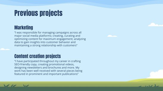 Golf Player Portfolio Presentation