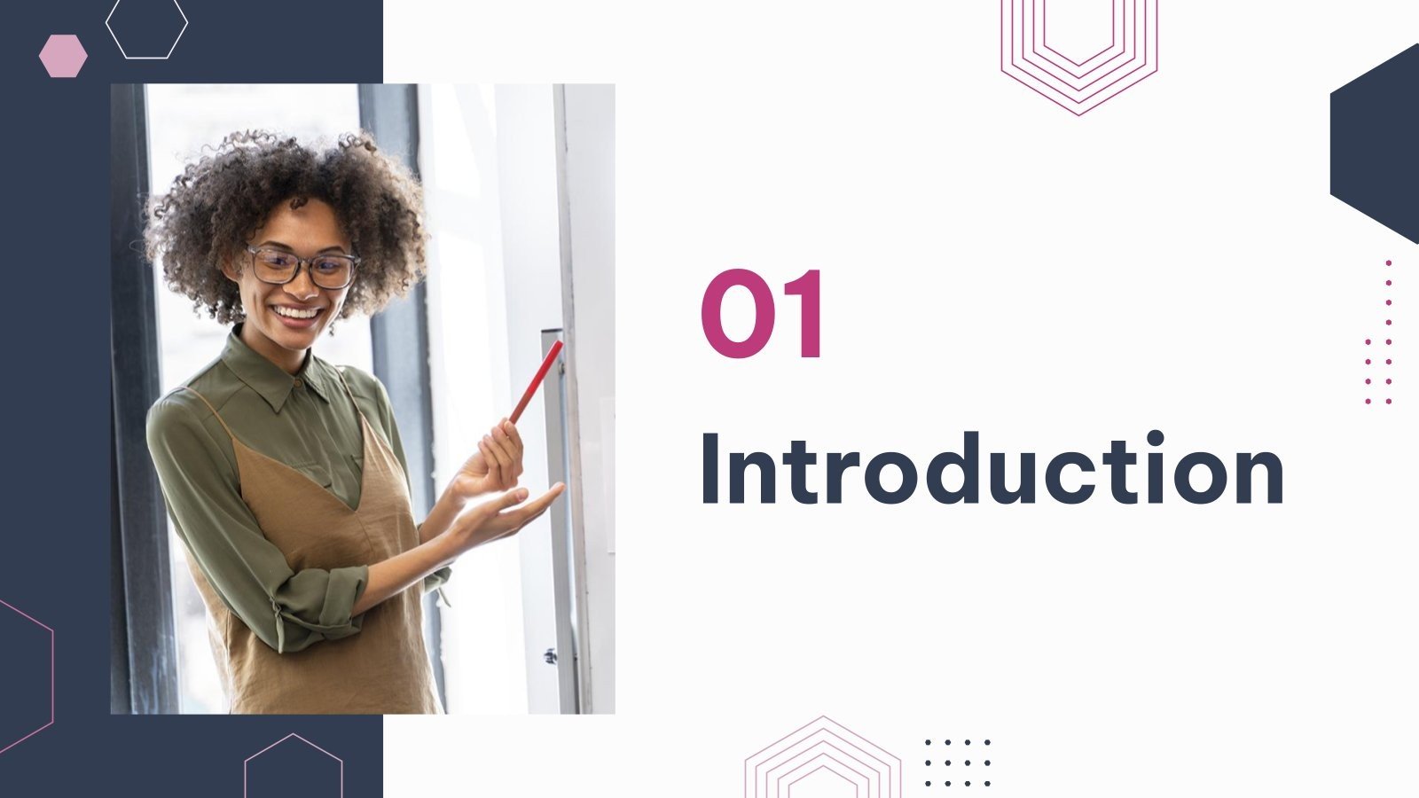 Professional Geometric Shapes Pitch Deck - Presentation