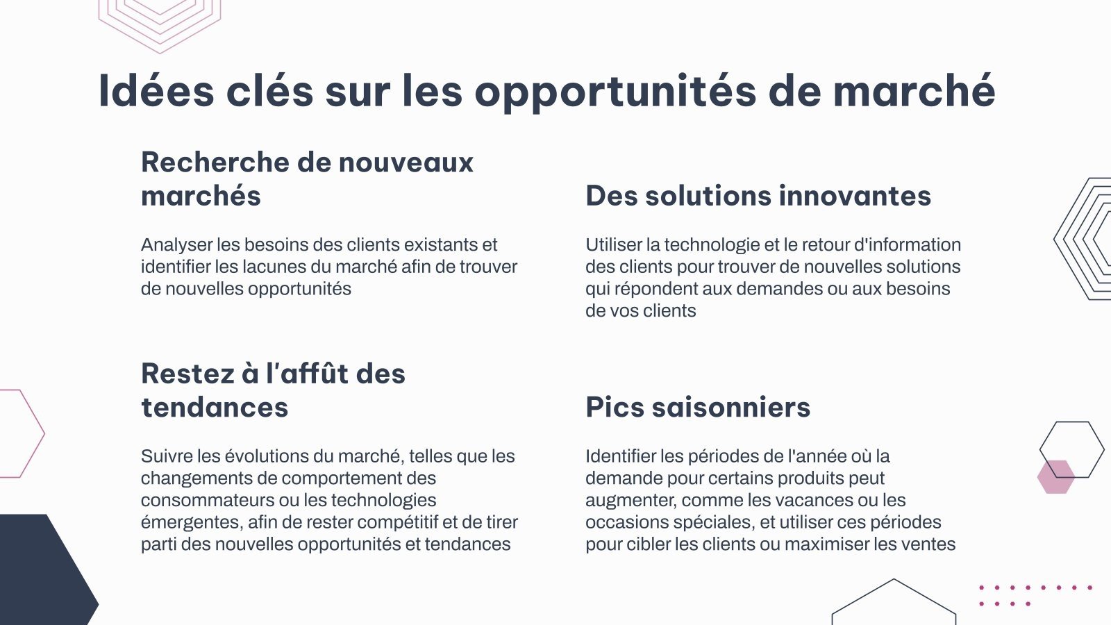 Professional Geometric Shapes Pitch Deck - Presentation