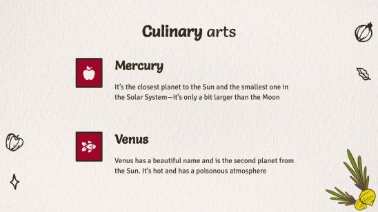 Food and Restaurant Vocabulary Presentation