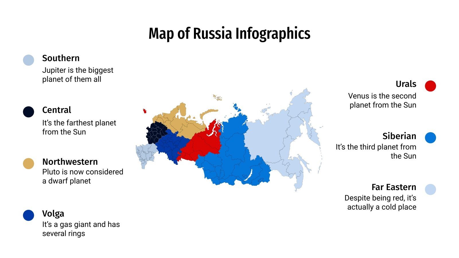 Map of Russia Infographics | Theme for Google Slides & PowerPoint