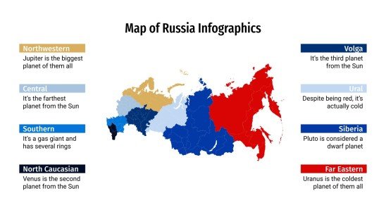 Map of Russia Infographics | Theme for Google Slides & PowerPoint