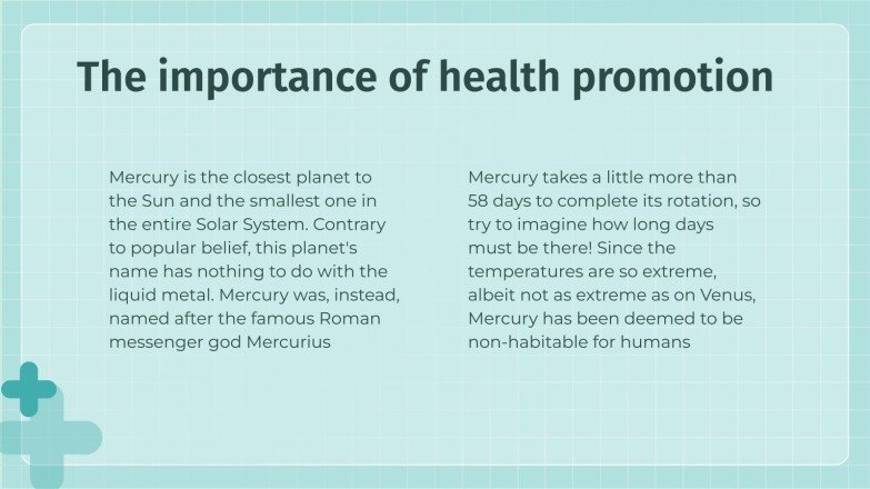 Health Promotion and Disease Prevention