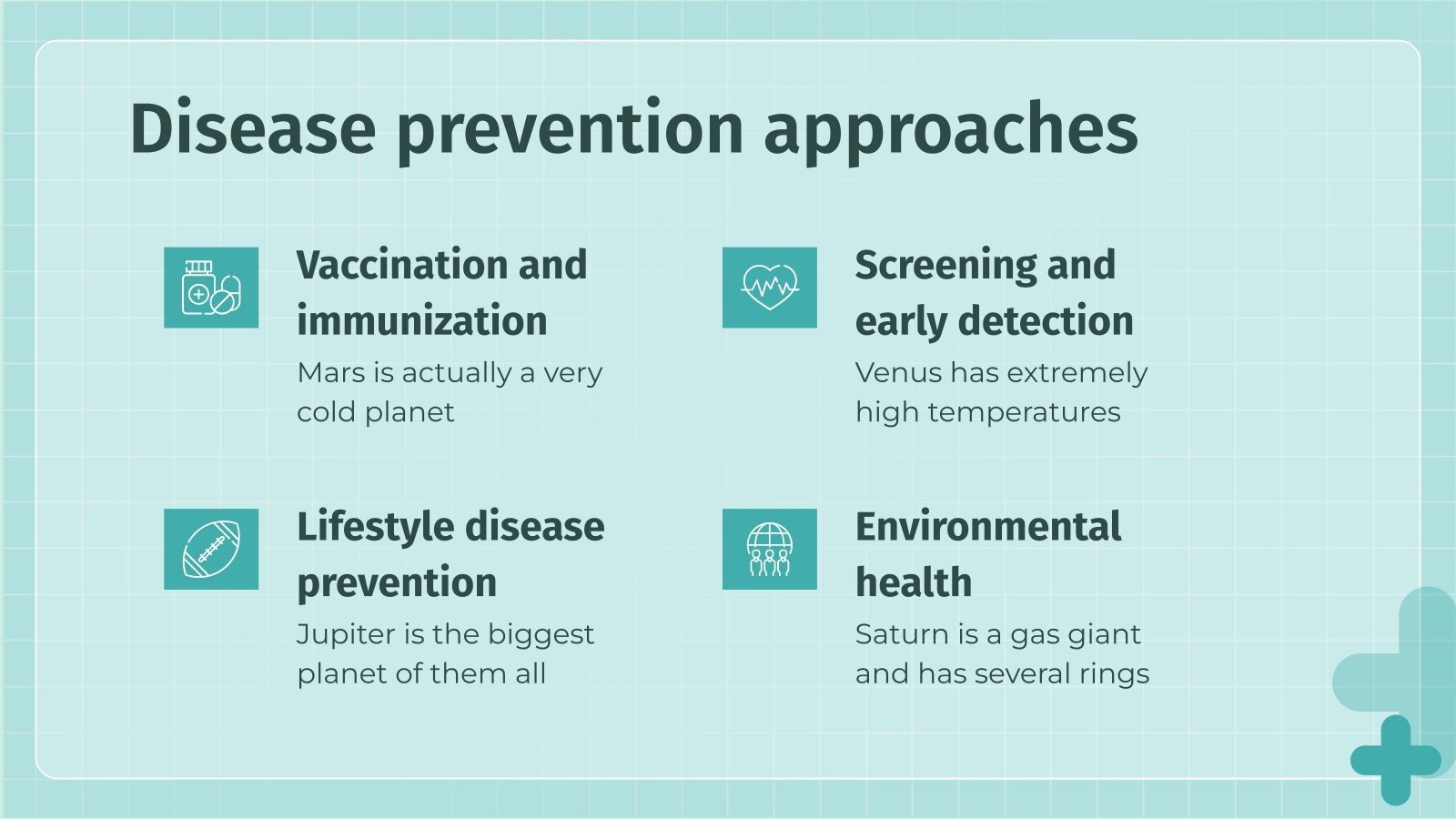 Health Promotion and Disease Prevention