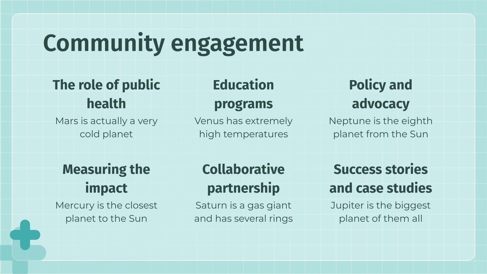 Health Promotion and Disease Prevention