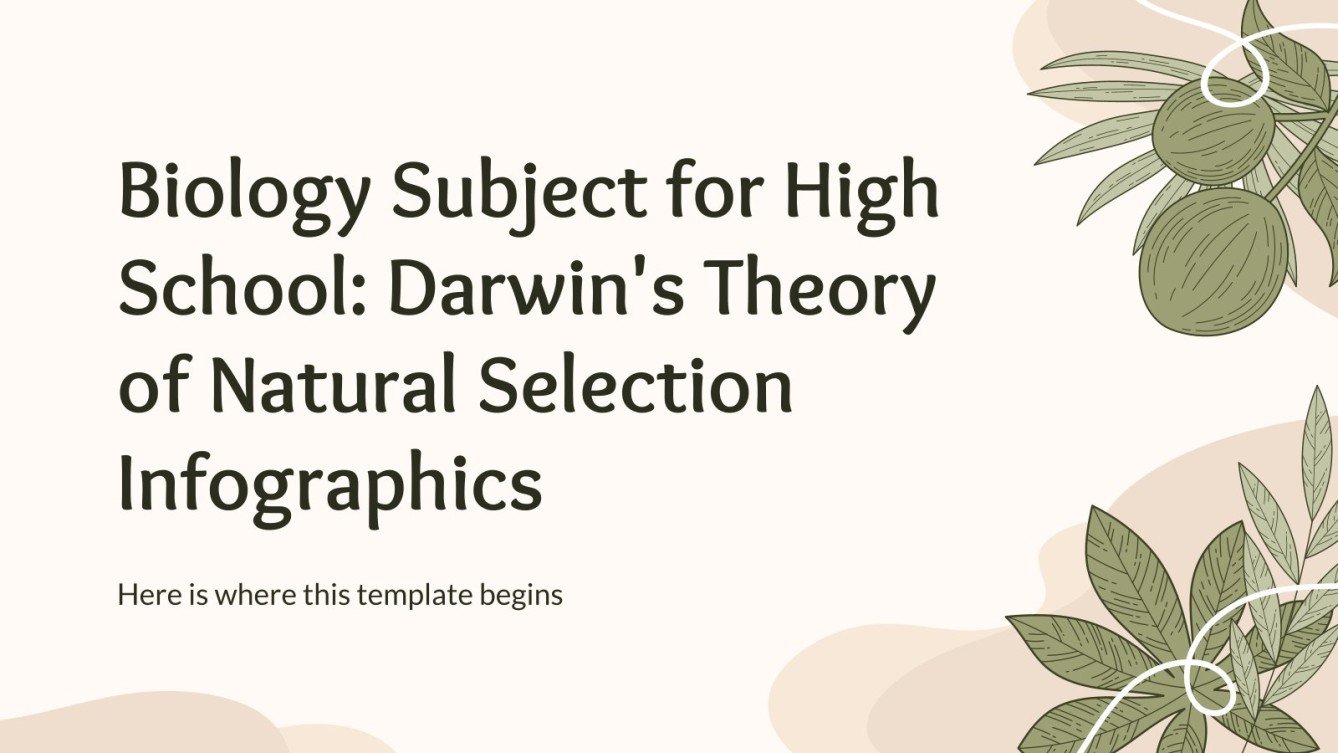 Biology: Darwin's Theory of Natural Selection Infographics