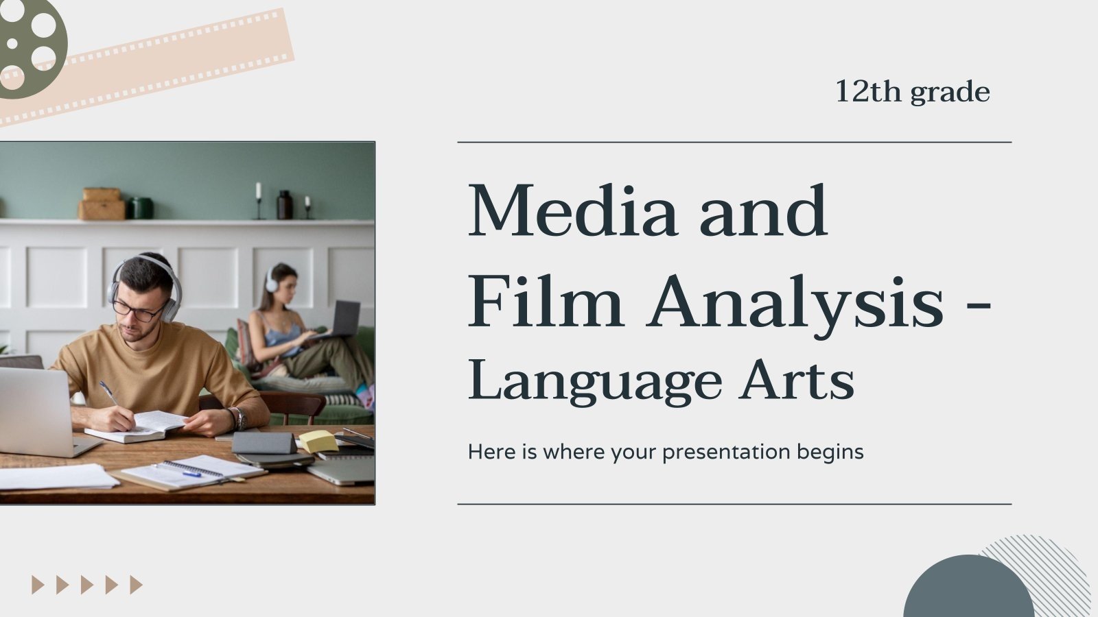 Media and Film Analysis - Language Arts - 12th Grade