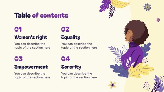 Women Theme Presentation