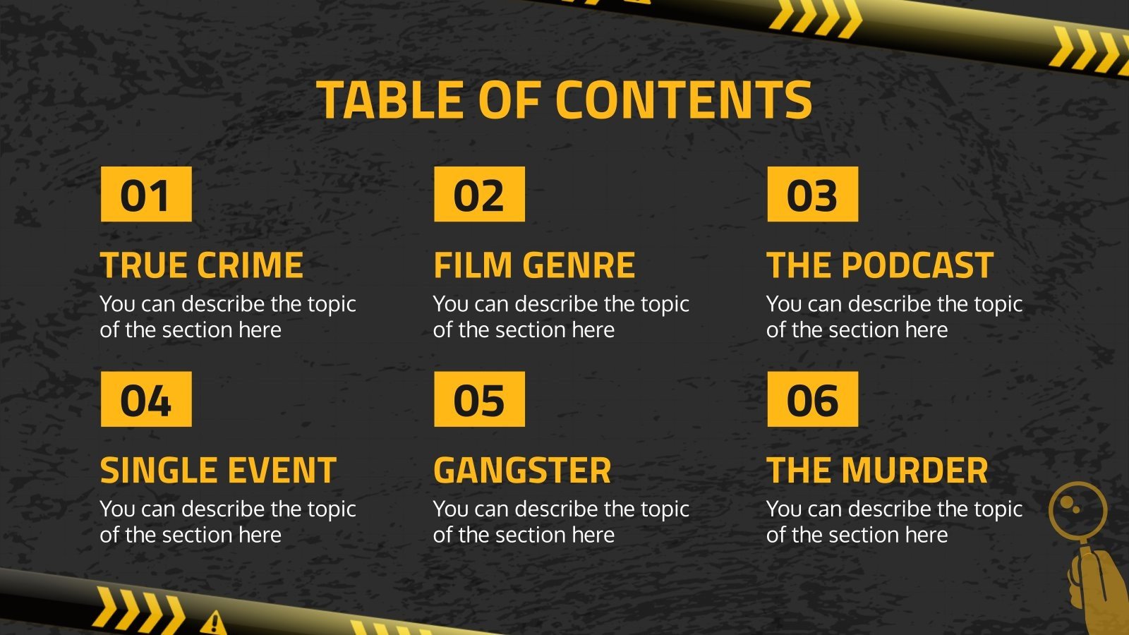 True Crime Documentary Theme Presentation