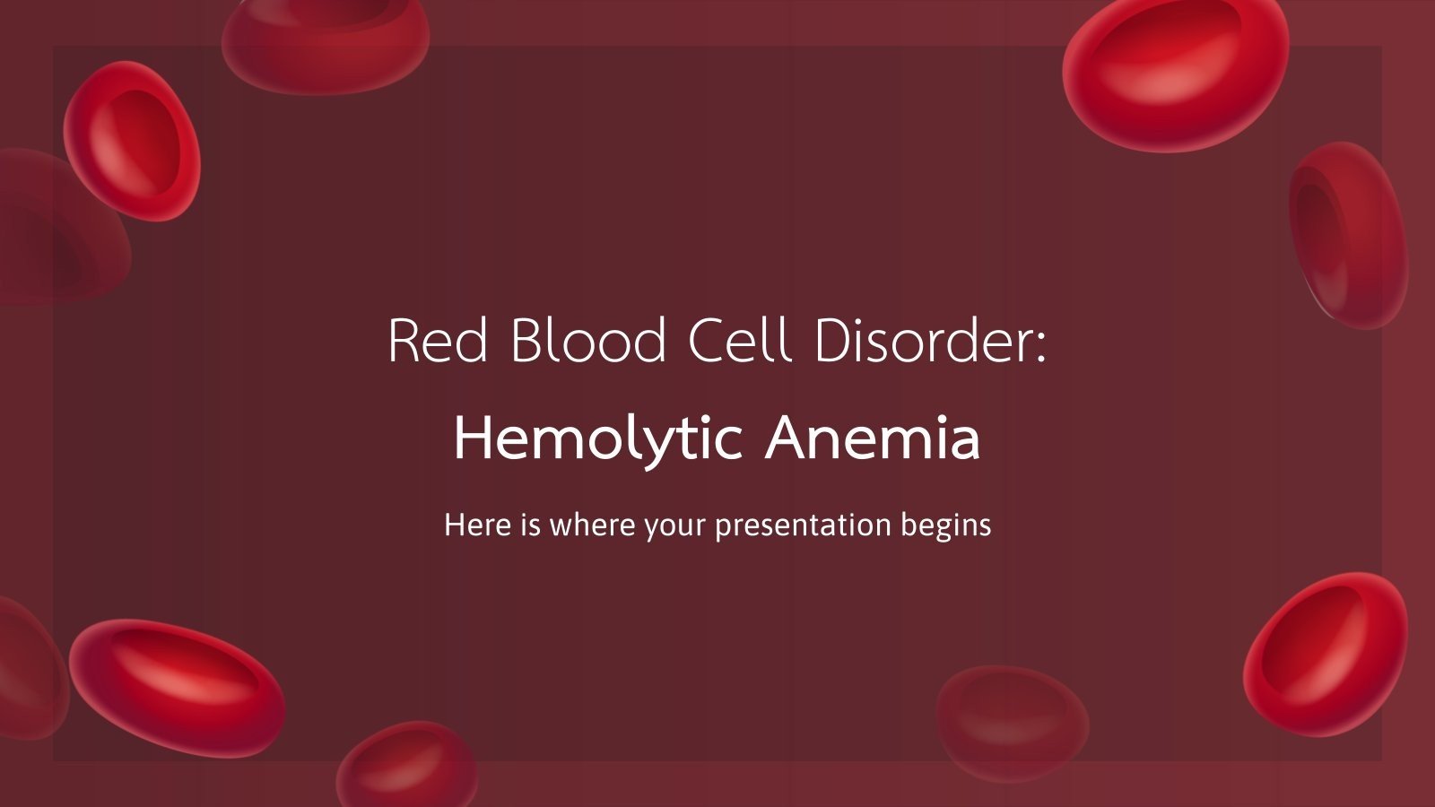 Plantillas gratuitas de Google Slides y PowerPoint sobre la anemia