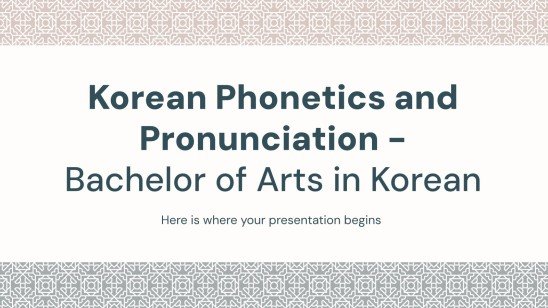 Korean Phonetics and Pronunciation Presentation