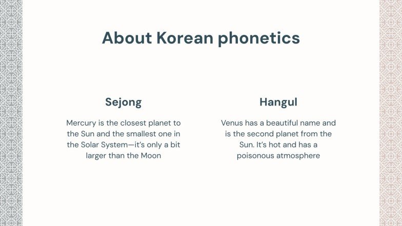 Korean Phonetics and Pronunciation Presentation