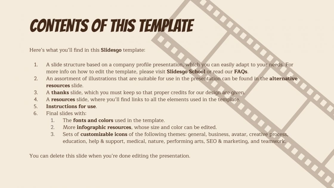 Movie Background Google Slides Theme & PowerPoint Template