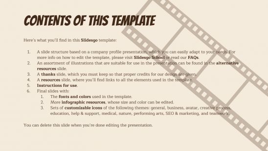 Movie Background Google Slides Theme & PowerPoint Template
