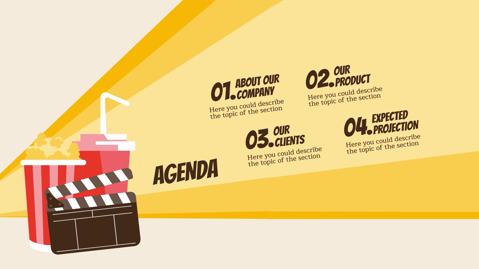 Movie Background Google Slides Theme & PowerPoint Template