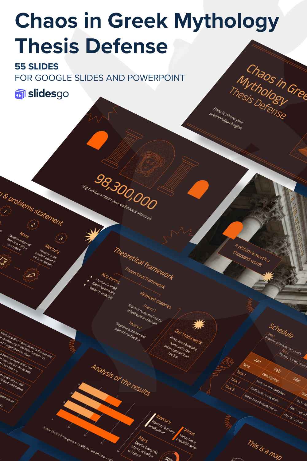 Chaos in Greek Mythology Thesis Defense | Google Slides