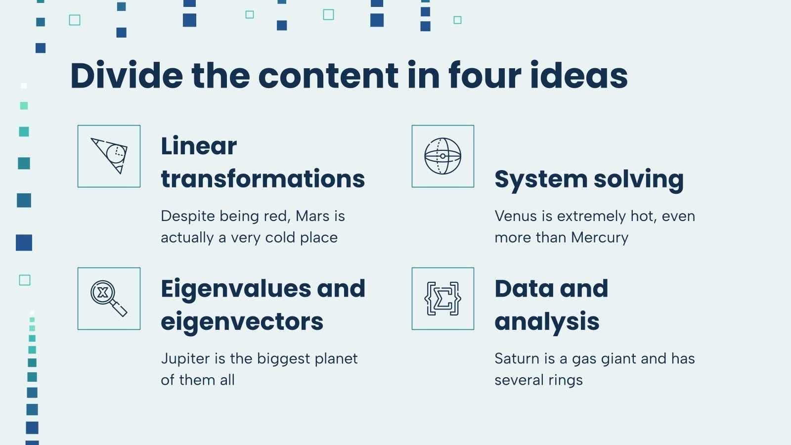 Algebraic Structures: Matrices and Vectors - 11th Grade