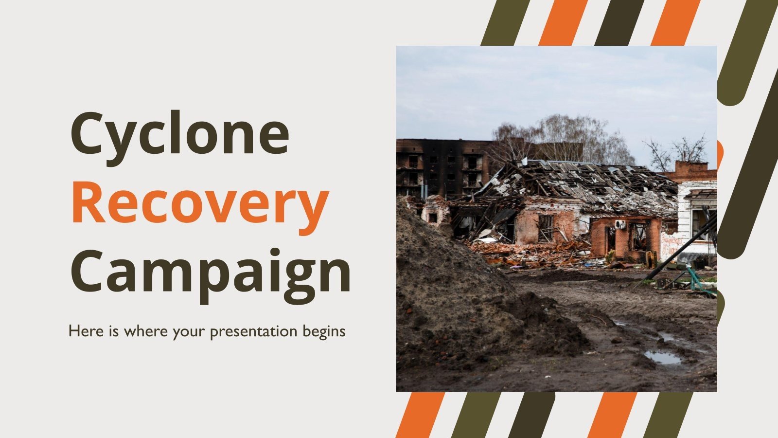 Cyclone Recovery Campaign Presentation
