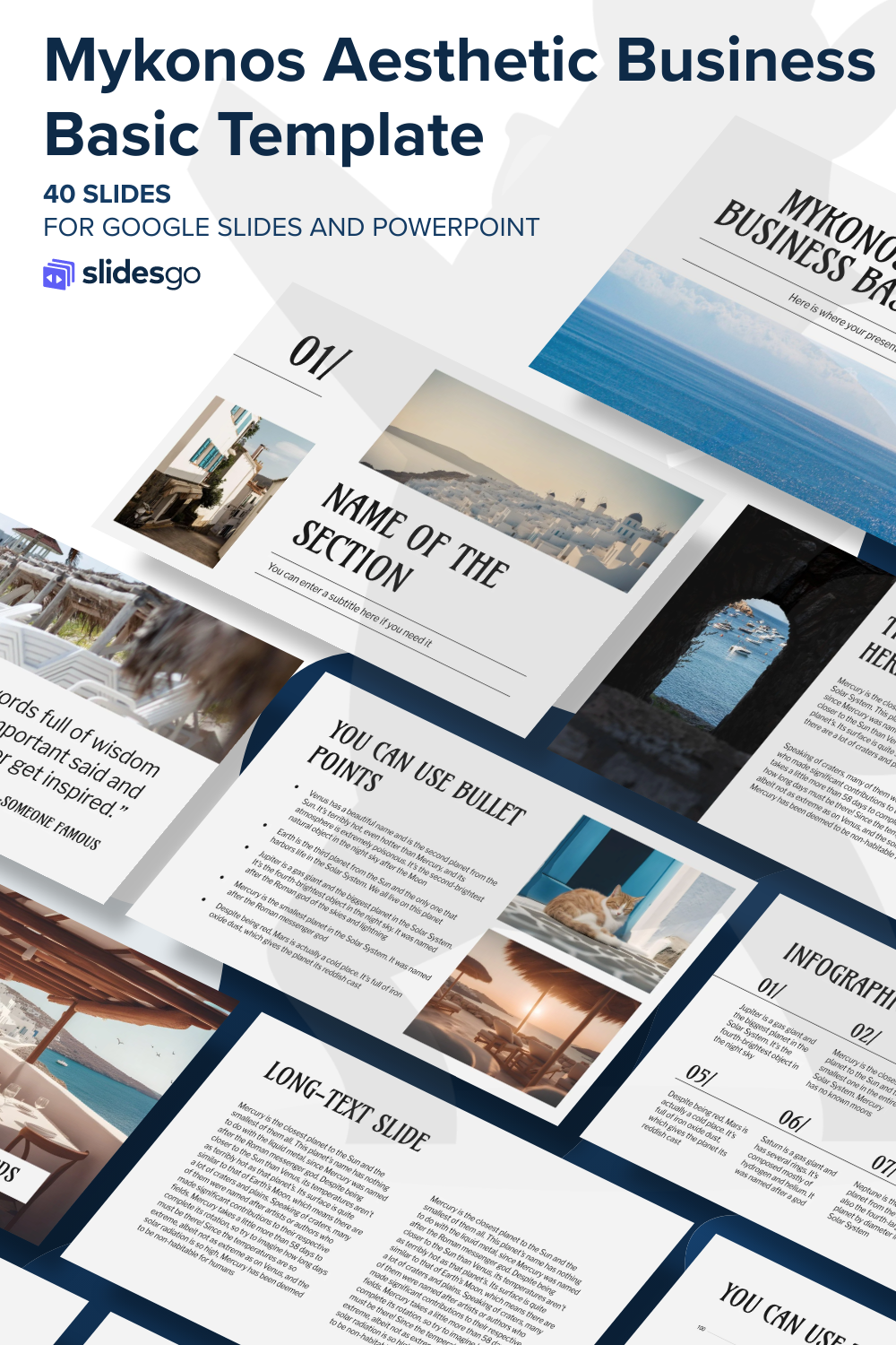 Mykonos Aesthetic Business Basic Template