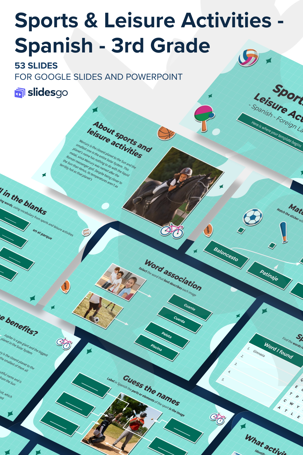 Sports and Leisure Activities - Spanish - Foreign Language
