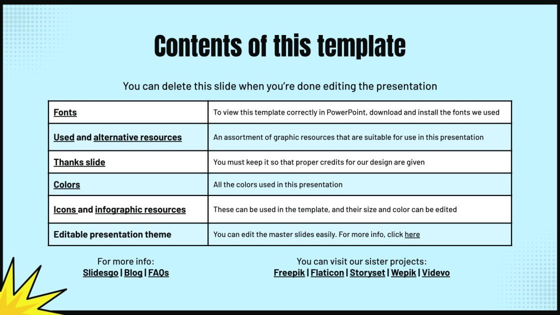 Superhero Comic Book Pitch Deck Presentation