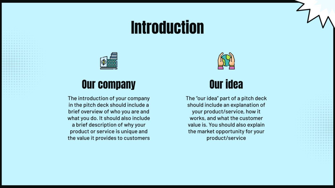 Superhero Comic Book Pitch Deck Presentation