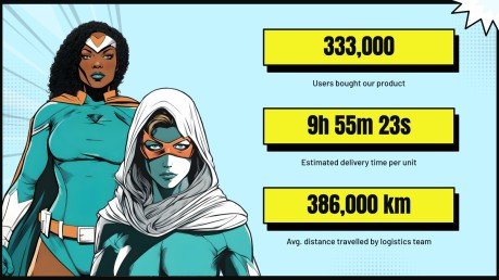 Superhero Comic Book Pitch Deck Presentation