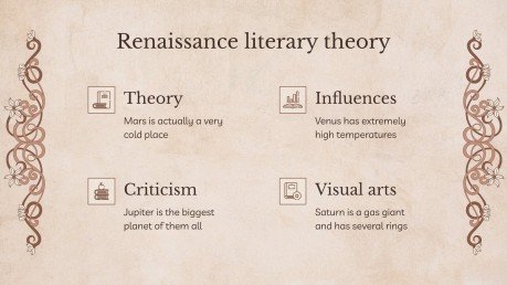 Renaissance Literature - Master of Arts in English