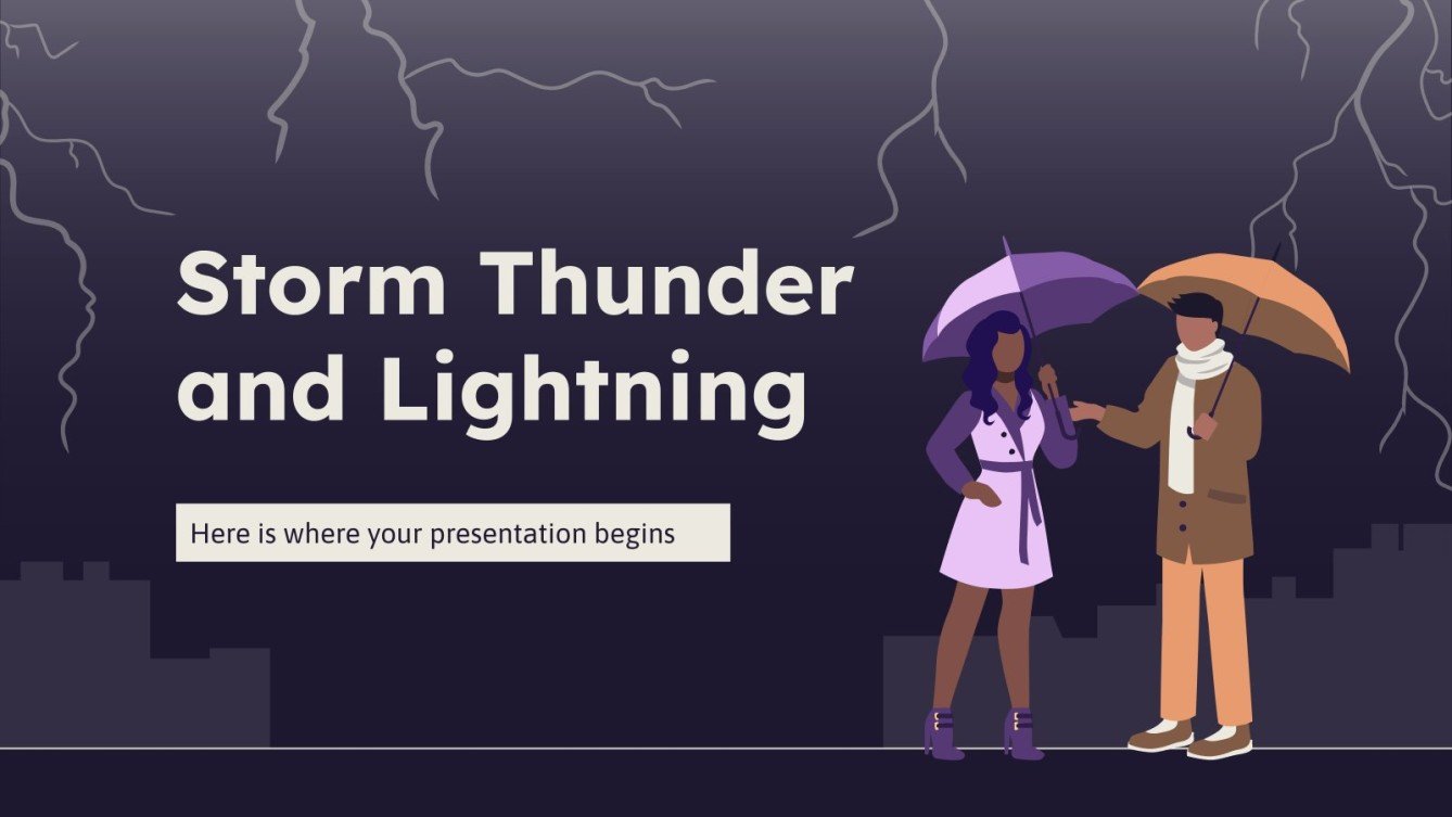 Plantillas de Google Slides y PPT del tiempo meteorológico