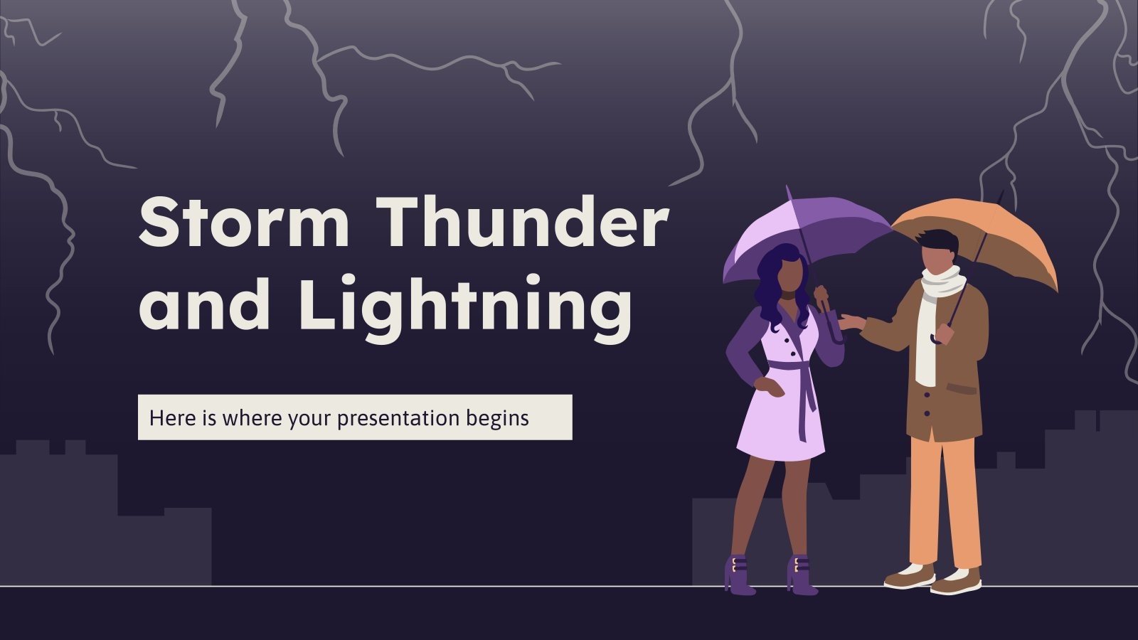 Plantillas de Google Slides y PPT del tiempo meteorológico