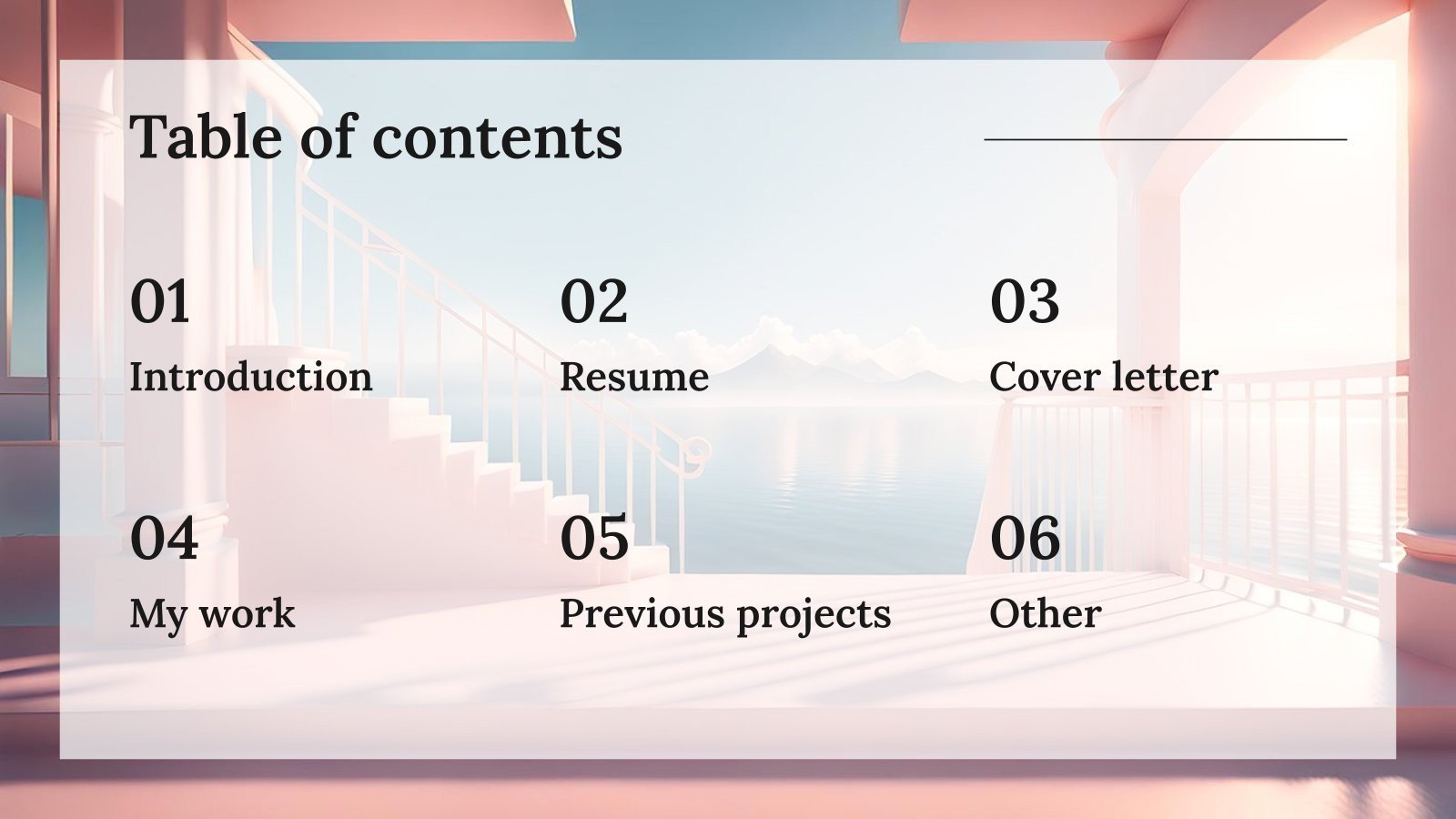 Aesthetic Dreamcore Portfolio Presentation