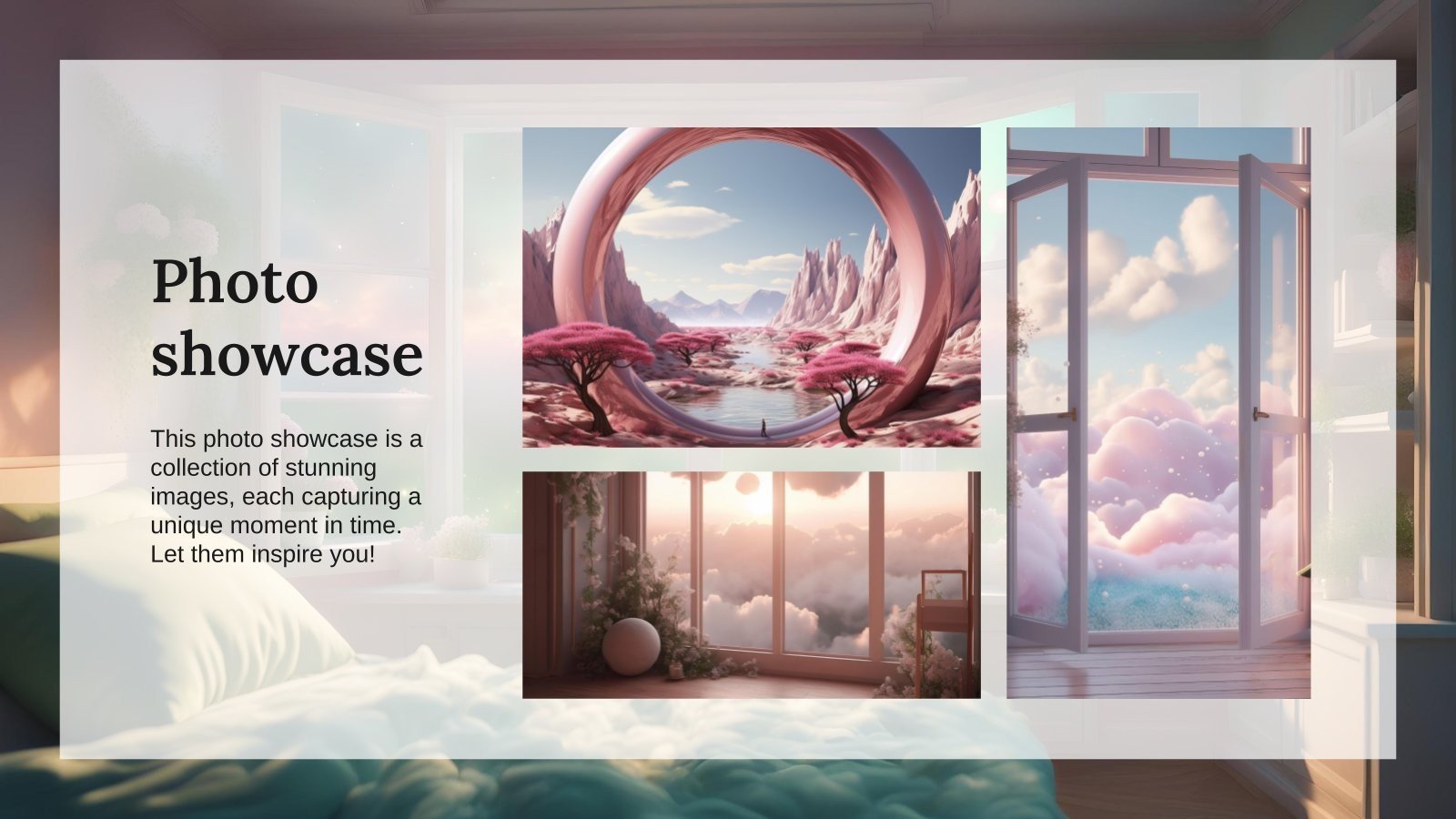 Aesthetic Dreamcore Portfolio Presentation
