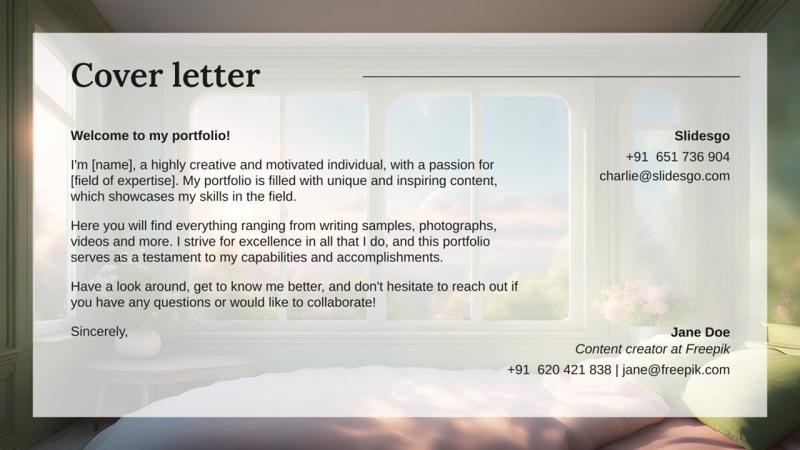 Aesthetic Dreamcore Portfolio Presentation