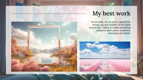 Aesthetic Dreamcore Portfolio Presentation