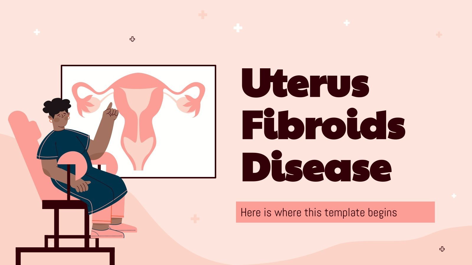 Uterus Fibroids Disease Infographics Template