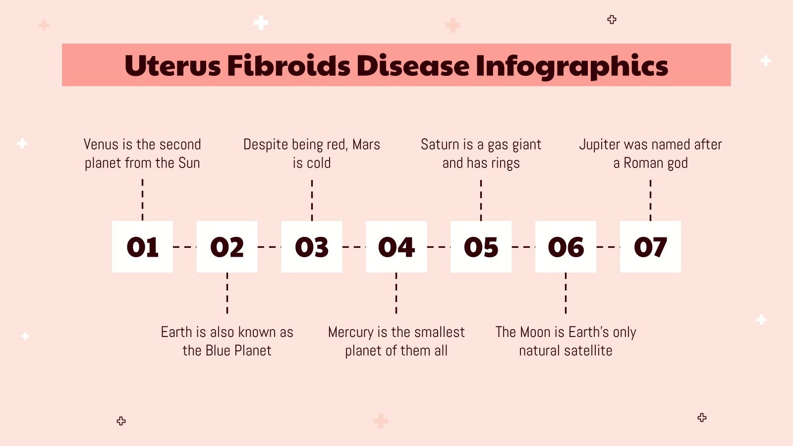 Uterus Fibroids Disease Infographics Template
