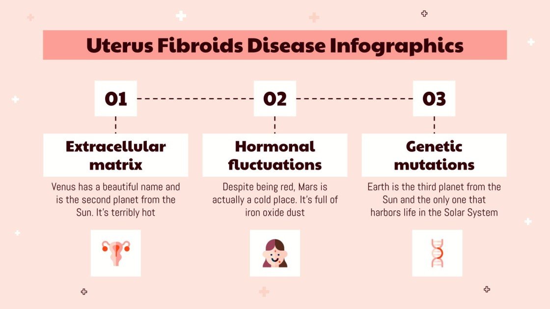 Uterus Fibroids Disease Infographics Template