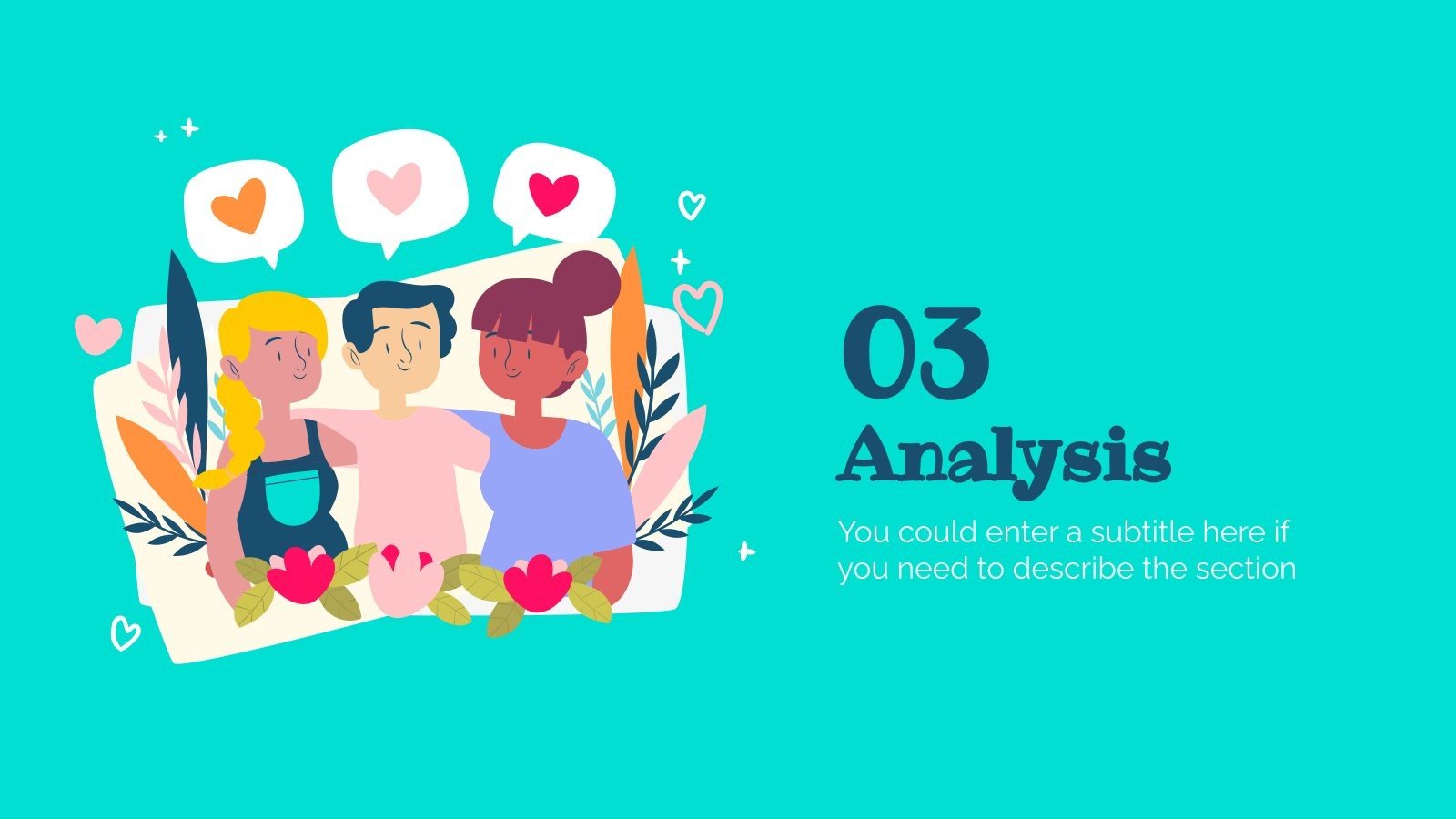 Friendship Love Doodles | Google Slides and PPT template