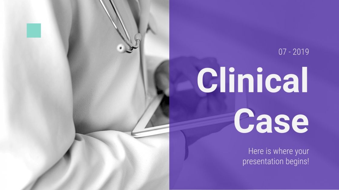 Clinical Case 07-2019 Google Slides Theme and PPT Template
