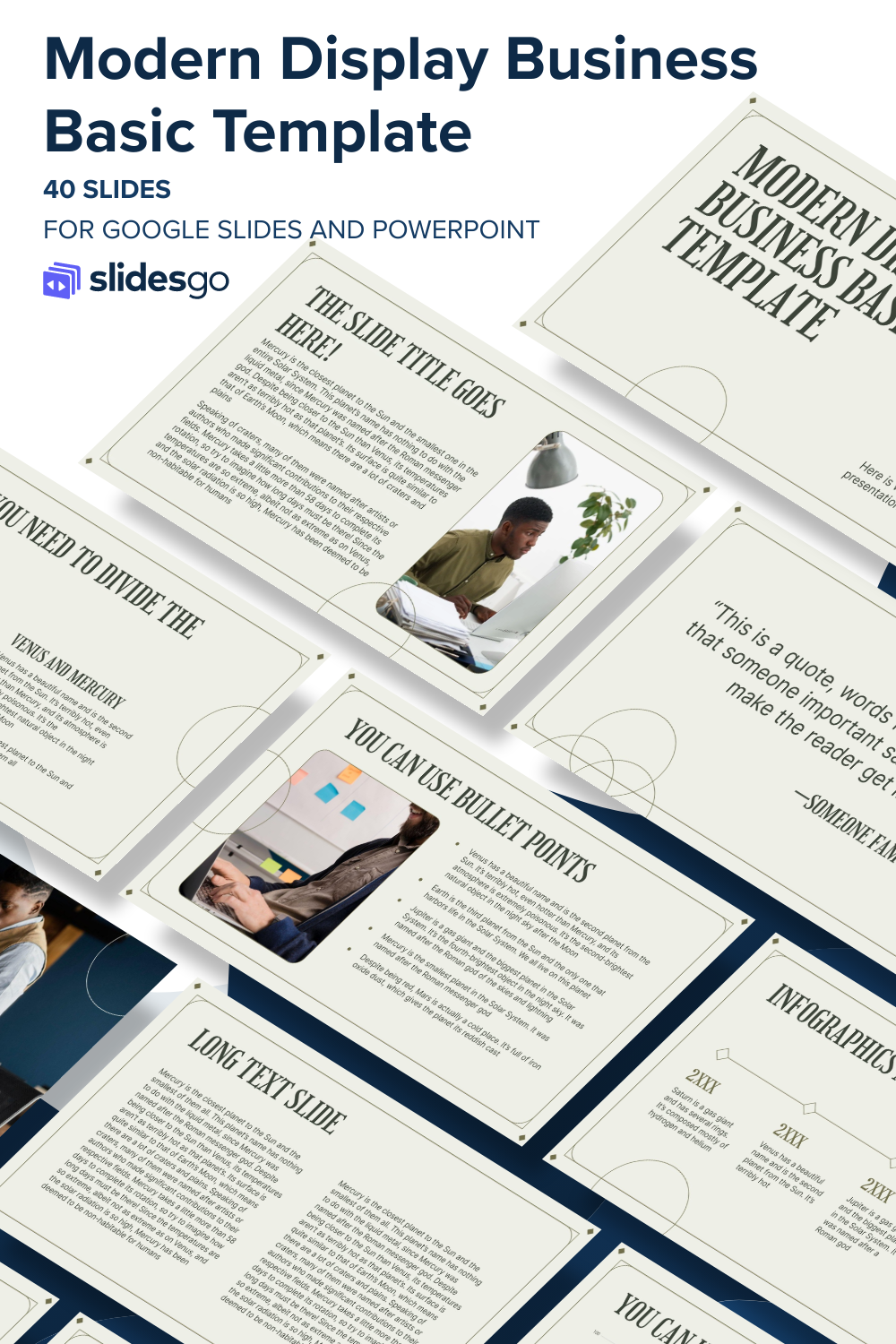 Modern Display Business Basic Template