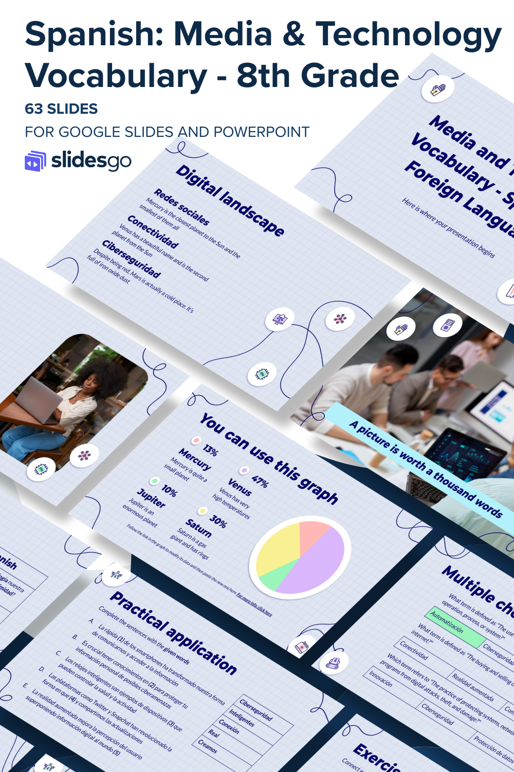 Media and Technology Vocabulary - Spanish - Presentation