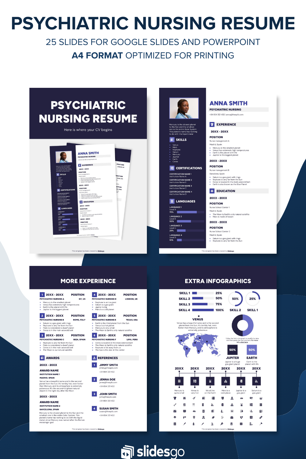 Psychiatric Nursing Resume Template