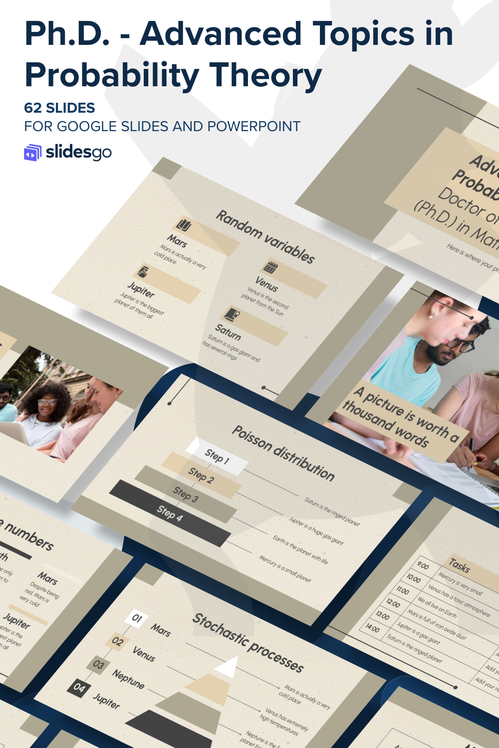 Advanced Topics in Probability Theory - Ph.D. in Mathematics