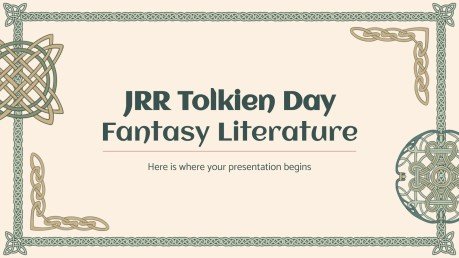 JRR Tolkien Day - Fantasy Literature Presentation