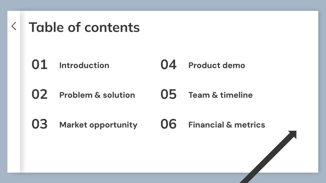 Consumer Trend Analysis Software Pitch Deck