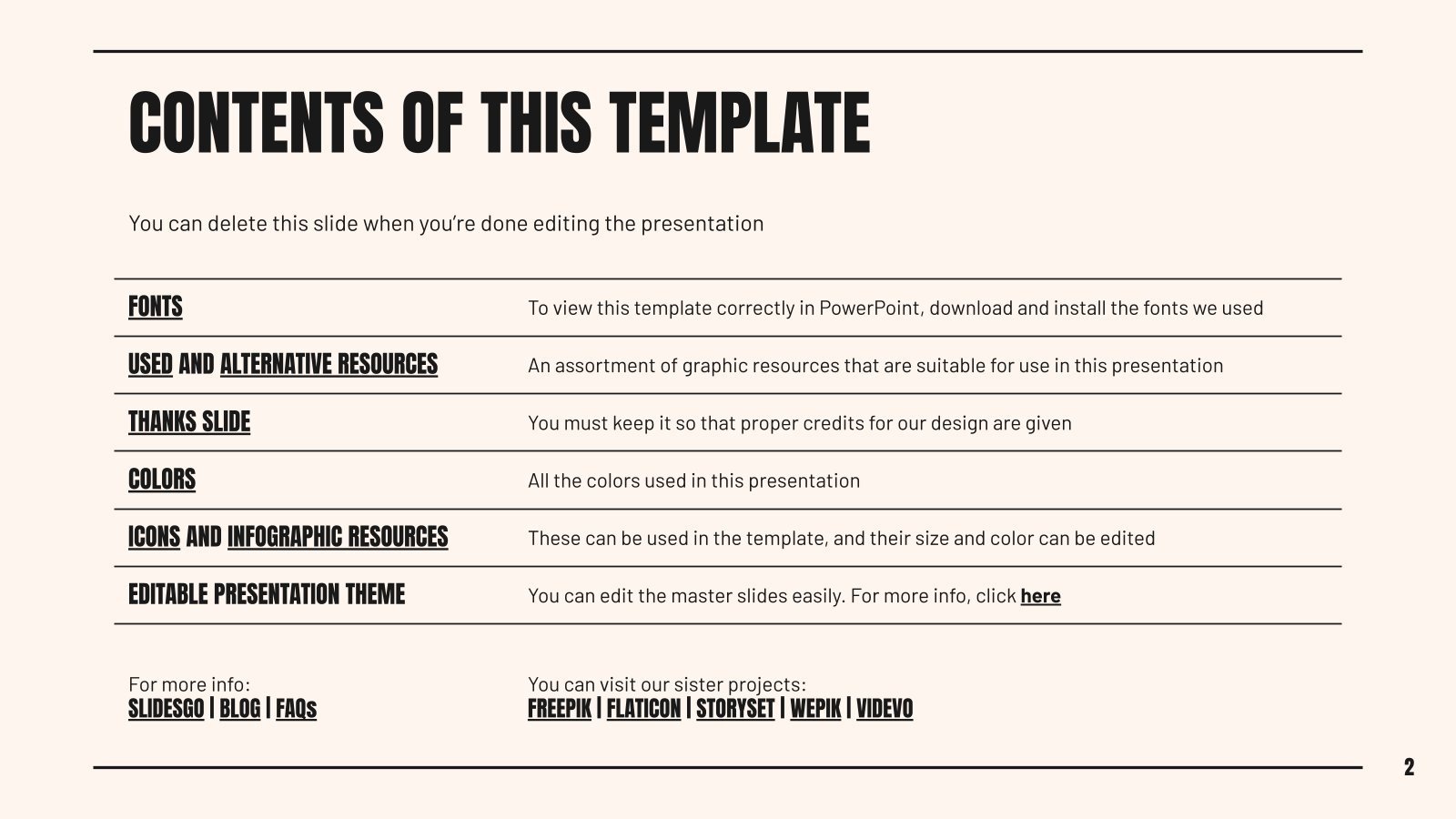 Simple Orange Interface - Marketing Basic Template