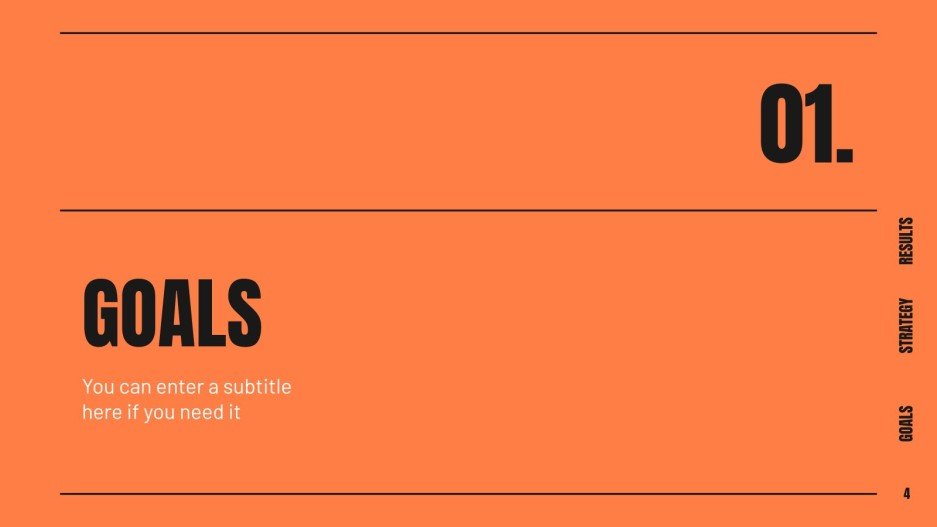 Simple Orange Interface - Marketing Basic Template