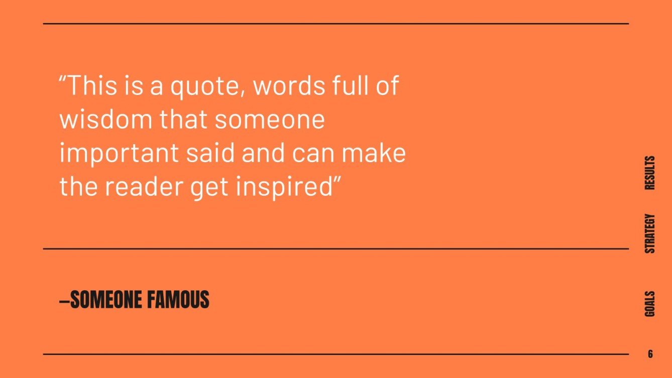 Simple Orange Interface - Marketing Basic Template