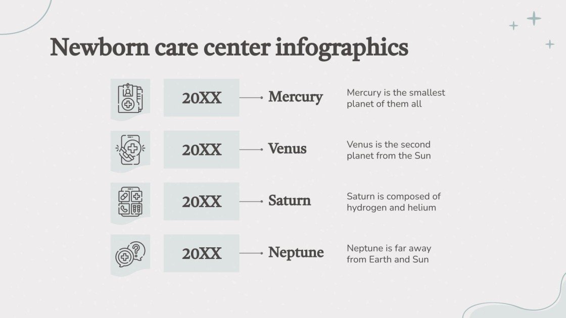 Newborn Care Center Infographics