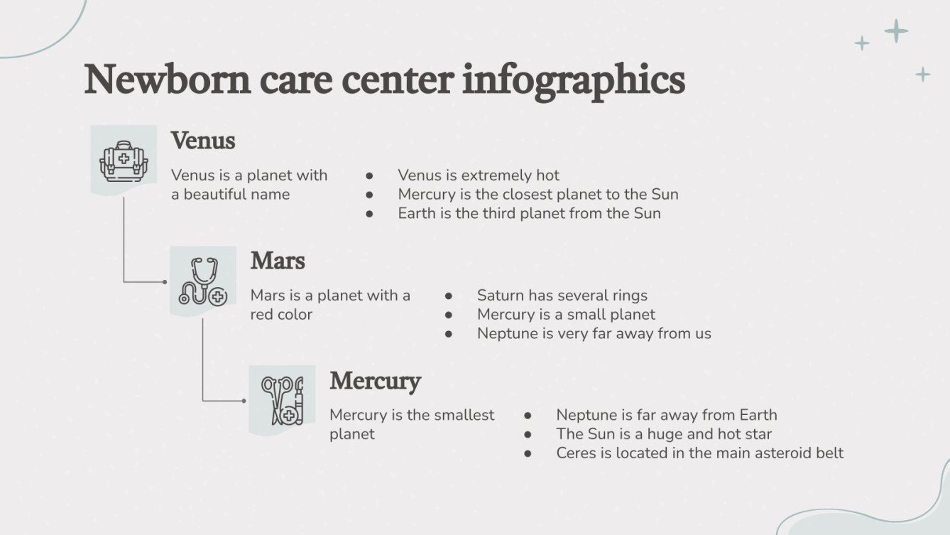 Newborn Care Center Infographics